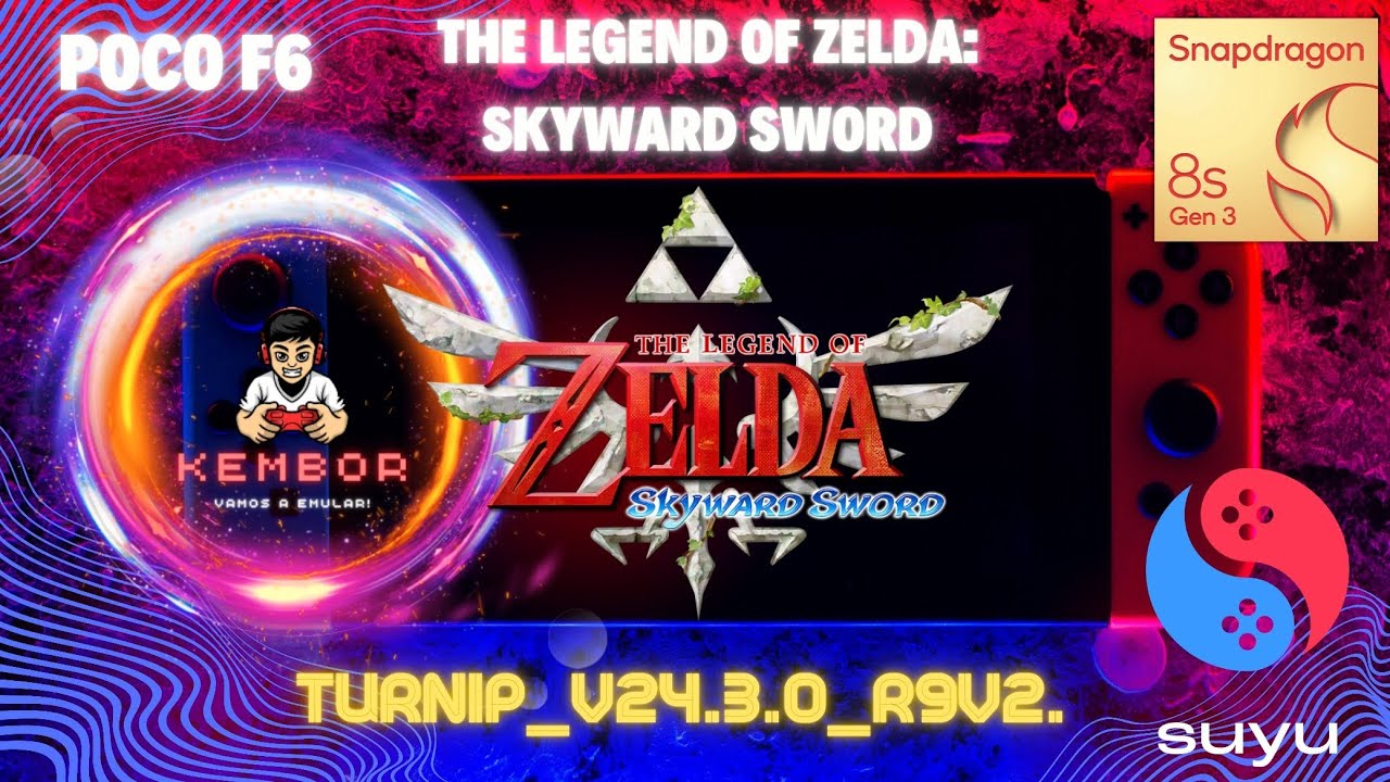 Poco f6 | The legend of zelda skyward sword | Emulador Suyu | Android ...