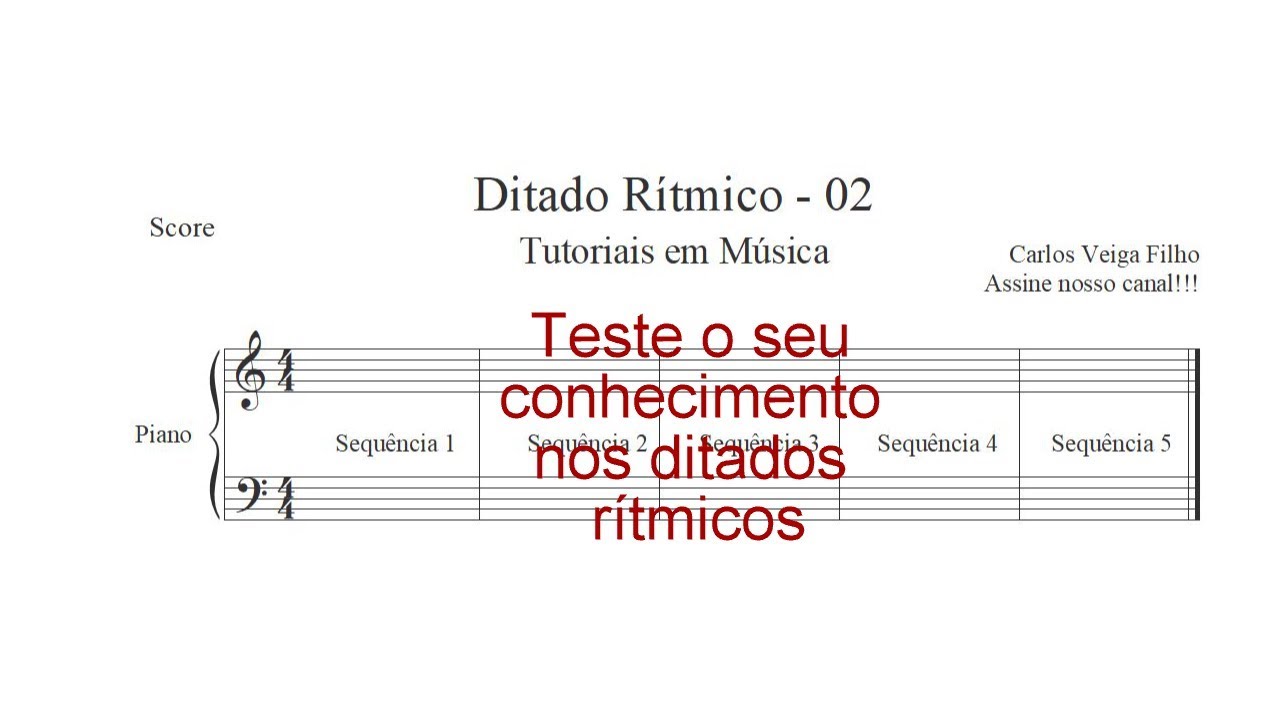 Ditado Rítmico 02 - YouTube