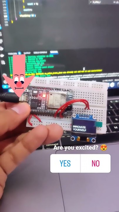MESSAGE CONTROL OF SSD1306 USING BOOT BUTTON OF ESP32 #esp32 #espidf # ...