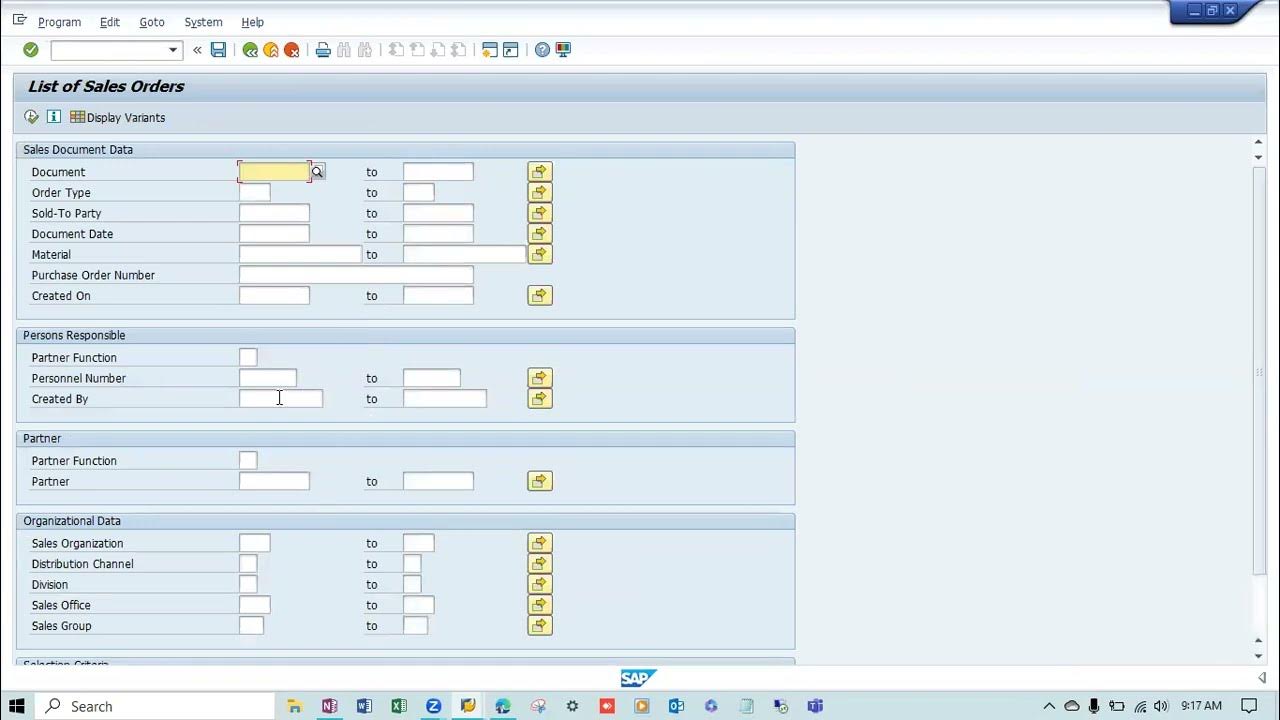 SAP SD || Create Sales Order VA01 || #Telugu - YouTube