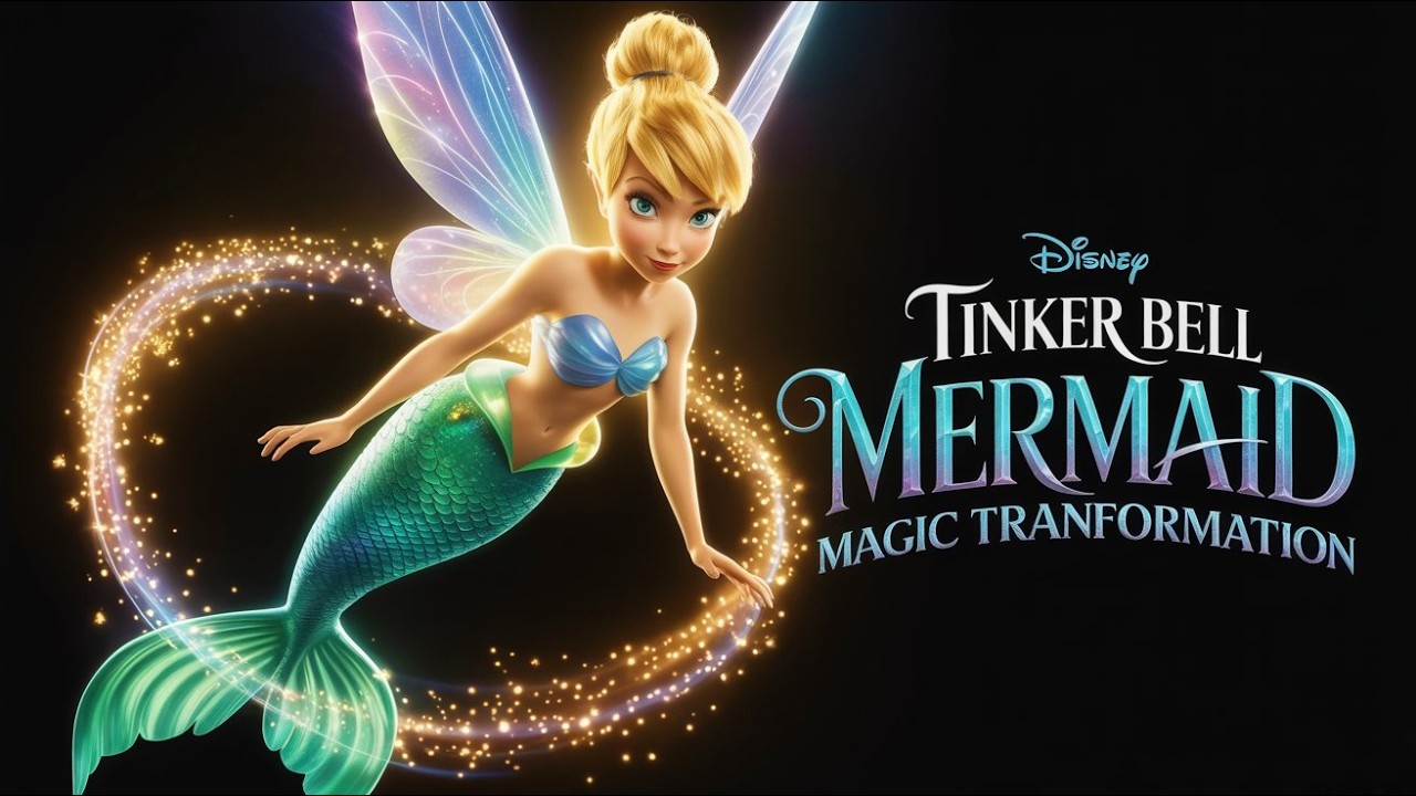 Tinker Bell Mermaid Magic Transformation | Disney Tinkerbell Princess ...