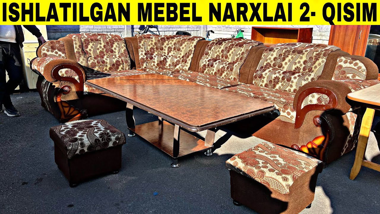 ISHLATILGAN MEBEL NARXLARI ☎️+998 88-940-06-00 YUMSHOQ MEBEL SHKAF GARNITUR STOL STULLAR - YouTube