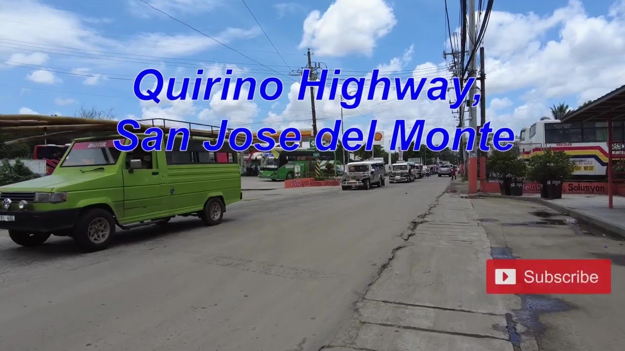 Quirino Highway, San Jose del Monte / 46 Towerville Bus Stop to Road 1 ...