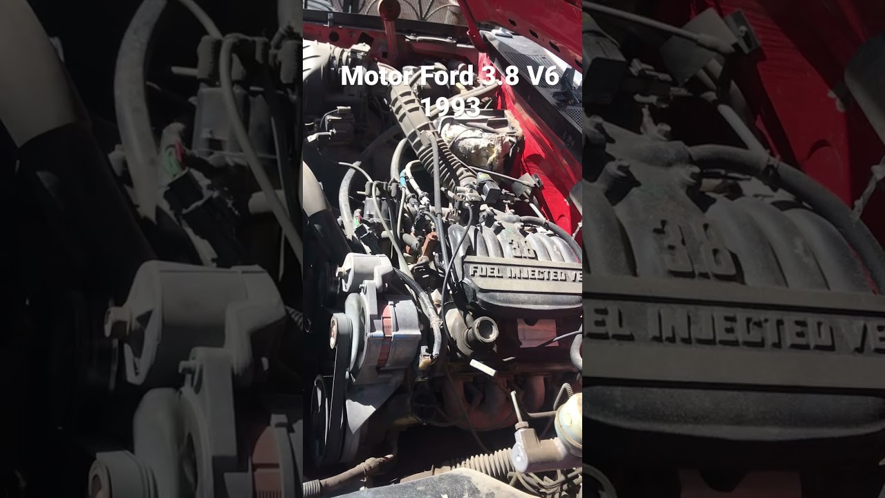 Motor Ford 3.8 V6 1993 - YouTube