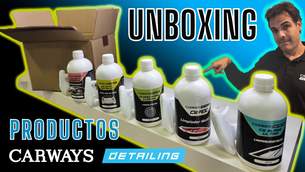 Unboxing 📦 KIT 1 Productos Detallado | Carways Detailing - YouTube