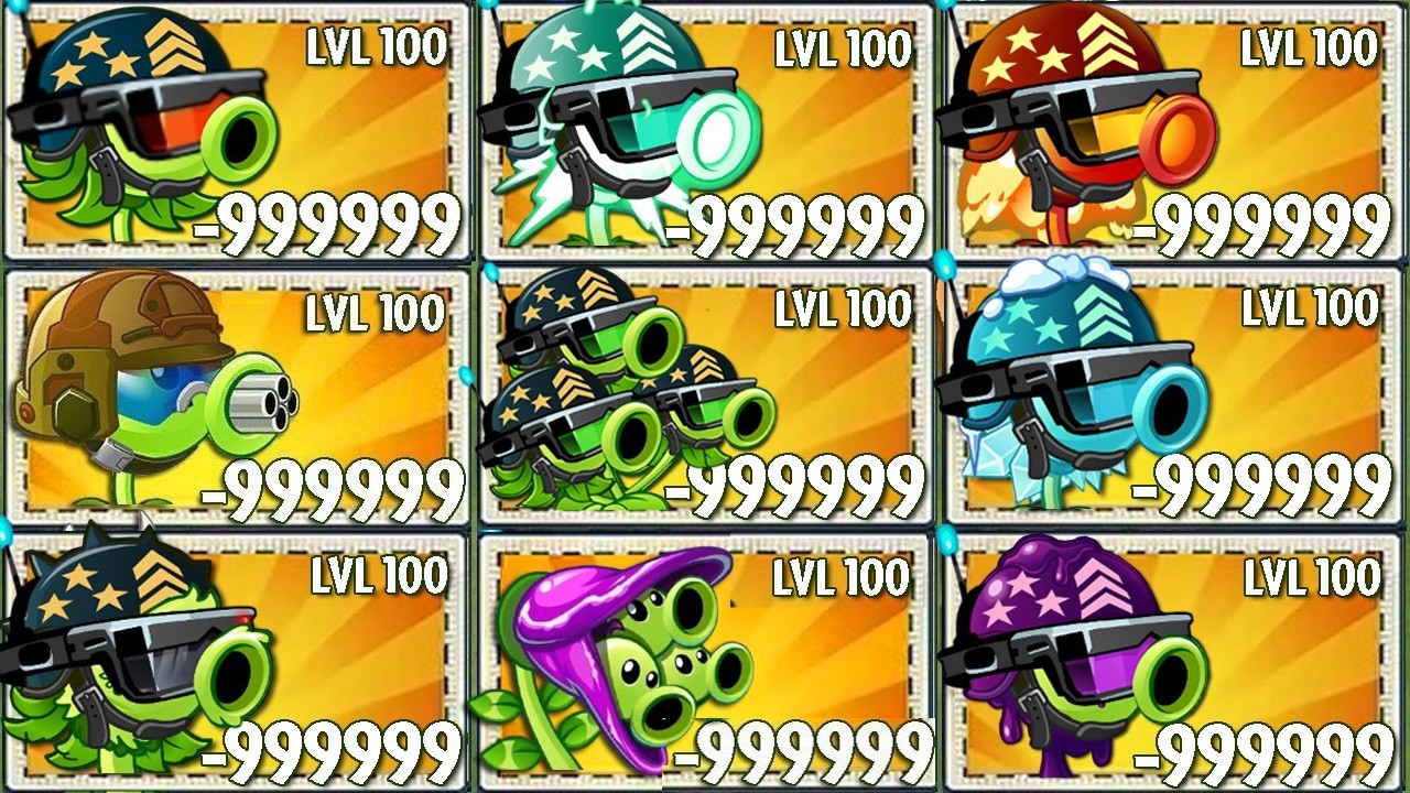 All Plants & Mint Level 1 vs All Zombies - Who WIll WIn? - PVz 2 Plant ...