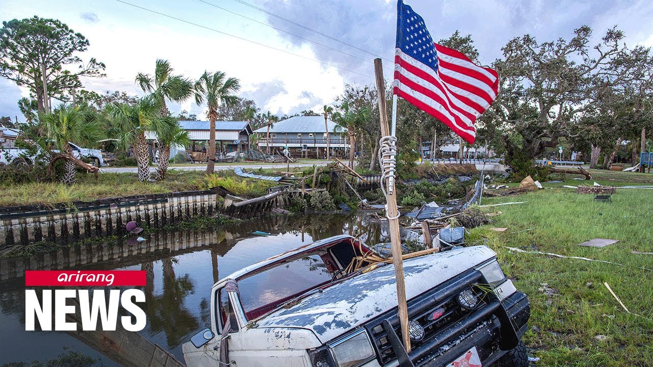 Major hurricane Idalia hits Florida kills 3 in southeast U.S. - YouTube