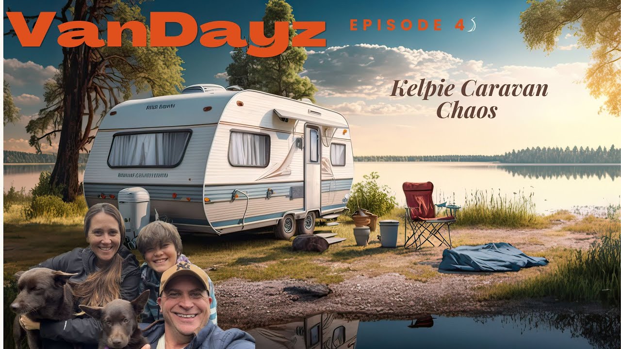 VanDayz -Ep 4 - Kelpie Caravan Chaos - Travelling Australia in a ...