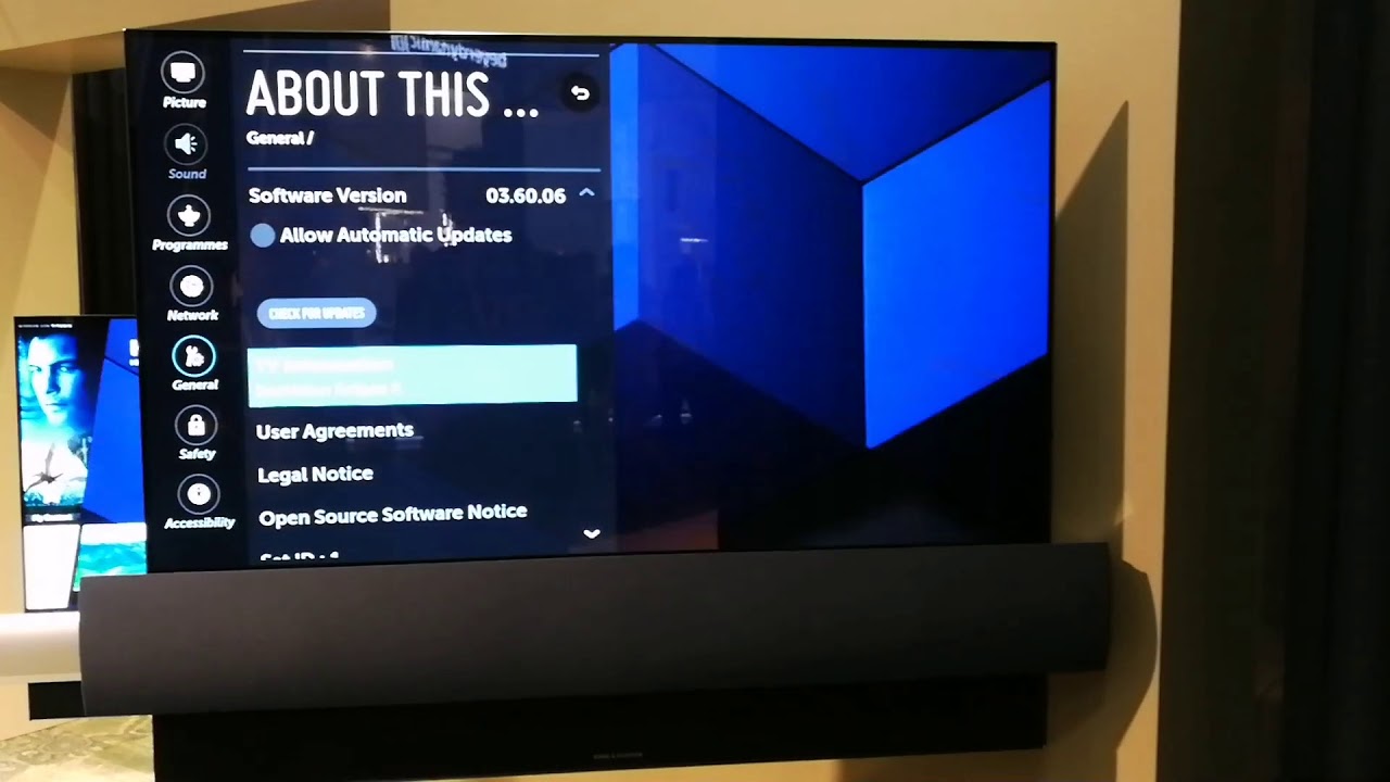 Bang & Olufsen and LG television B&O Eclipse OLED TV - YouTube