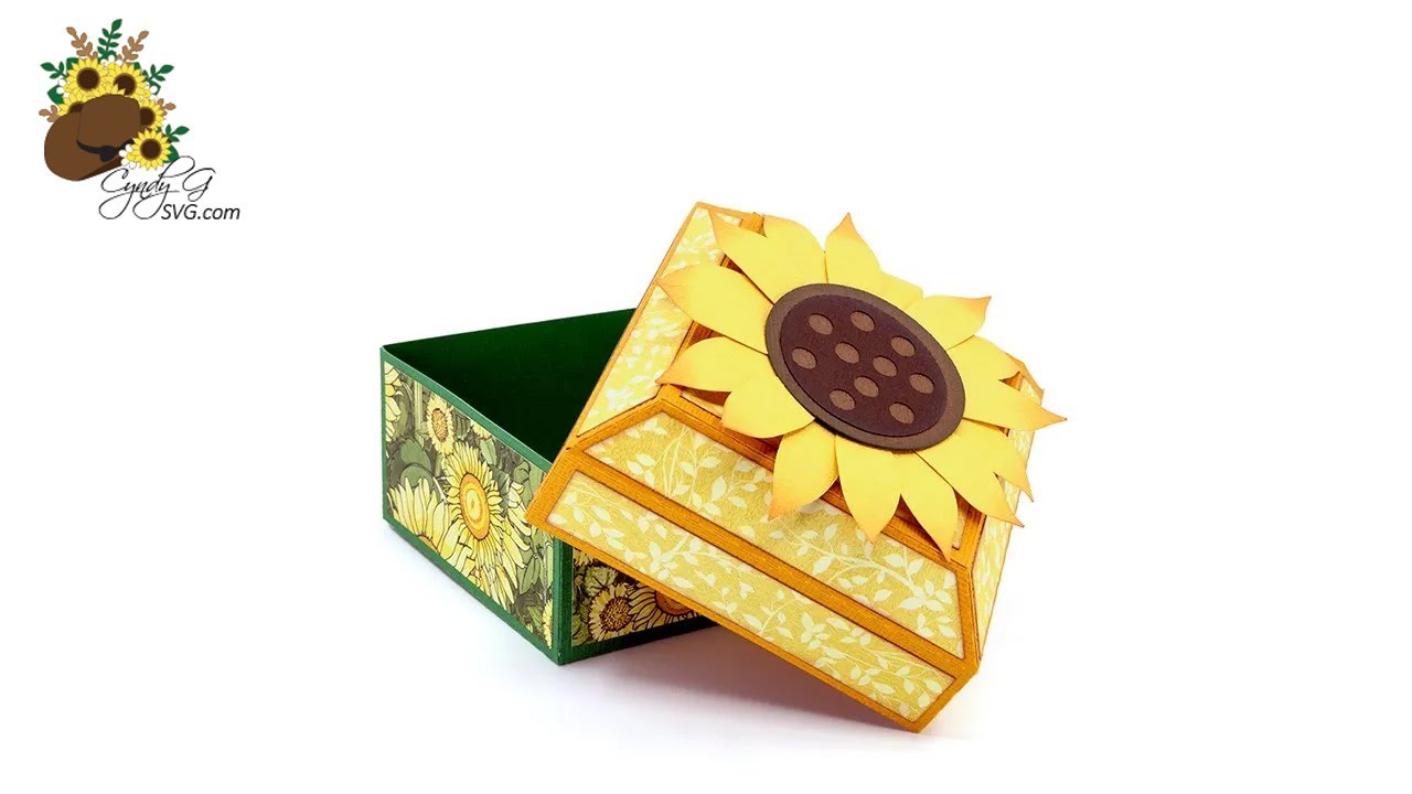 Sunflower Box SVG Assembly Tutorial - YouTube