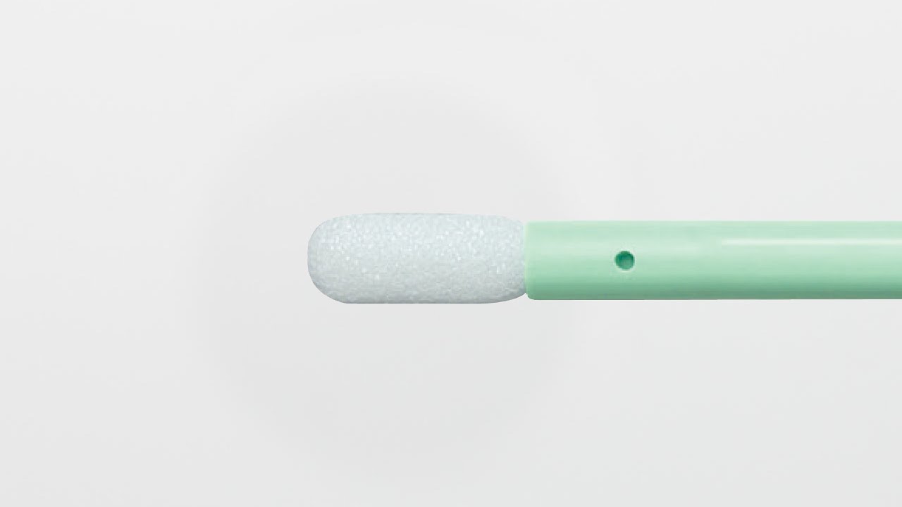 Texwipe TX709A cleanroom swab - YouTube