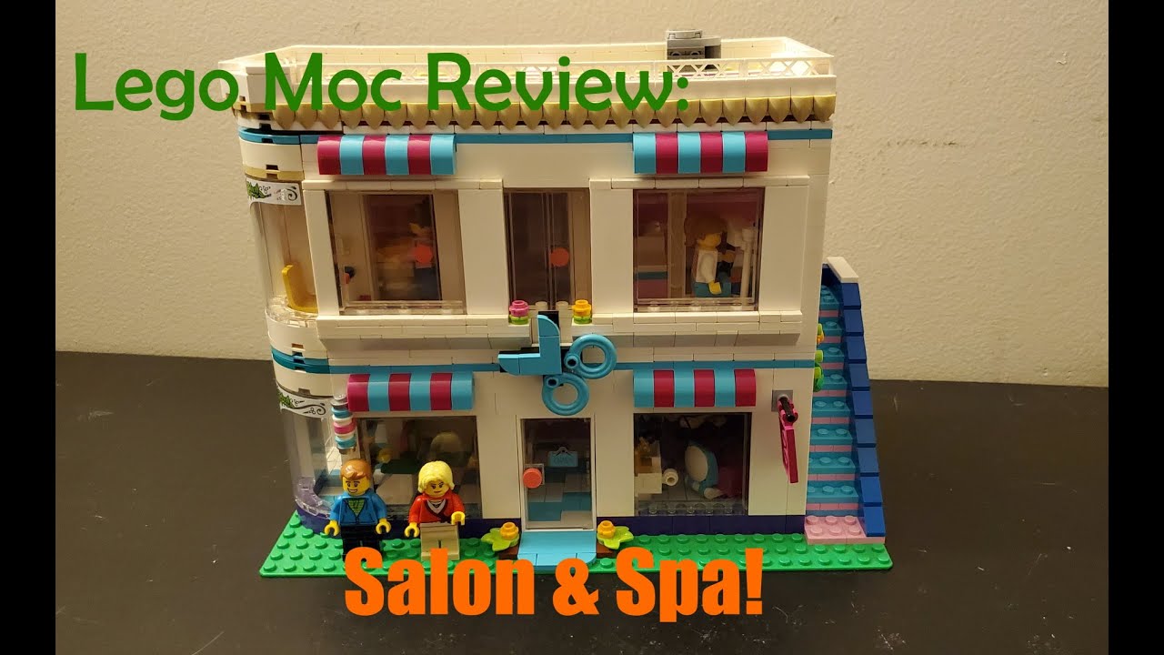 Lego MOC Review: Salon & Spa Final Build: 01-16-2021 - YouTube
