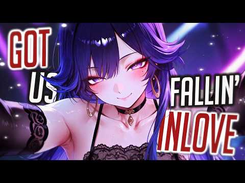 Nightcore - DJ Got Us Fallin' In Love (Female Version) Lyrics