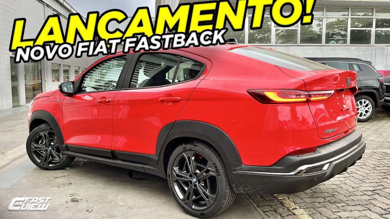 NOVO FIAT FASTBACK 2023 COM MOTOR 1.3 TURBO! SUV COUPÉ LINDÍSSIMO BEM ...
