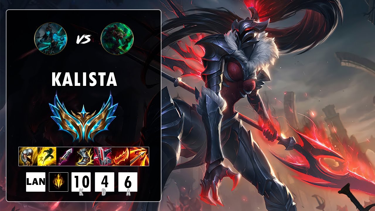 Kalista vs Twitch | AD Carry | LAN Challenger | Parche 13.6 - YouTube