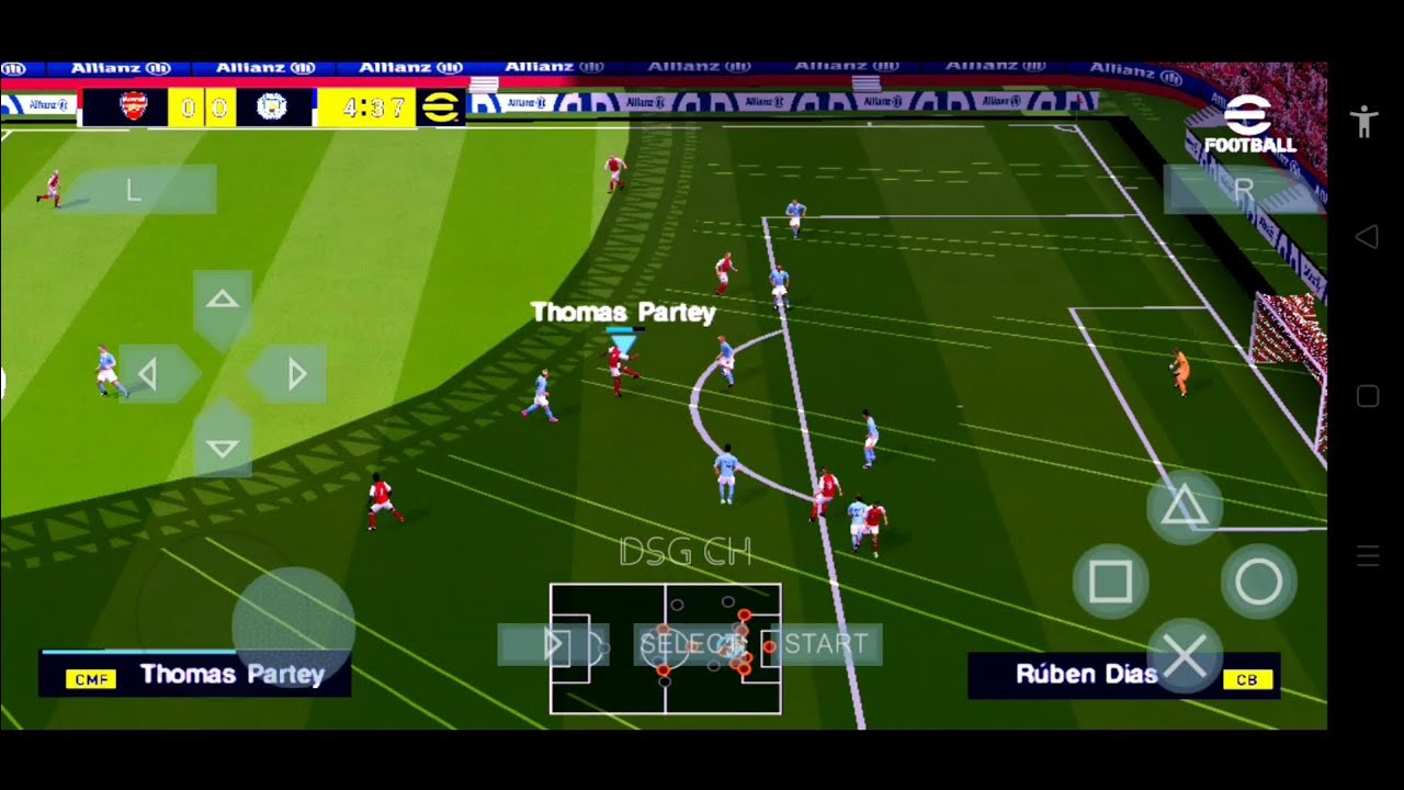 Gameplay E-Football 2023 New kits 23/24 PPSSPP EMULATOR - YouTube