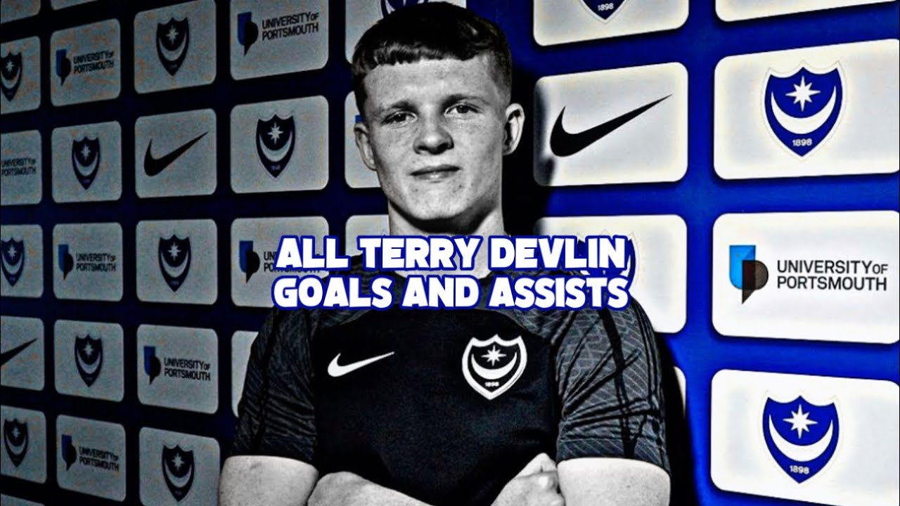 Terry Devlin • Welcome to Portsmouth FC • All Goals and Assists - YouTube