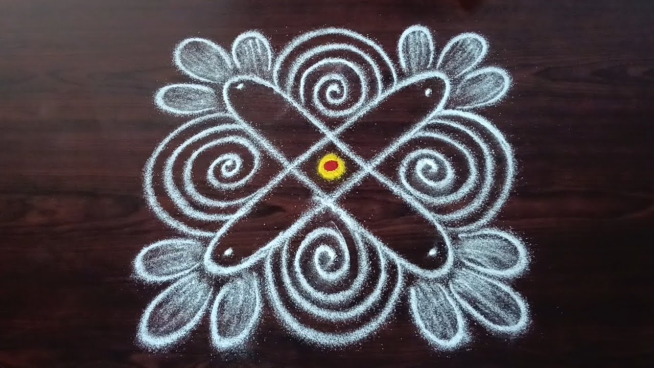 6 rainy day special kutty kolangal //Daily use rangoli kolangal ...