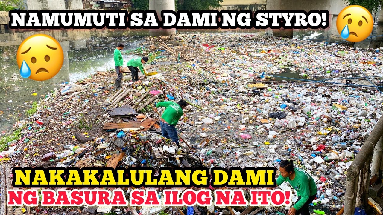 NAKAKALULA ANG DAMI NG BASURA! NAMUMUTI SA DAMI NG STYRO! - YouTube