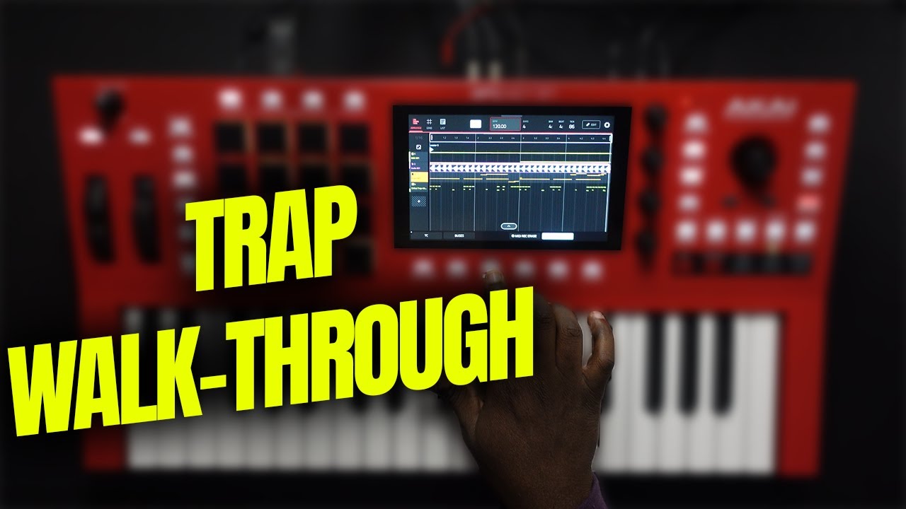 I MADE THIS TRAP BEAT FROM SCRATCH USING MY AKAI MPC KEY 37! - YouTube