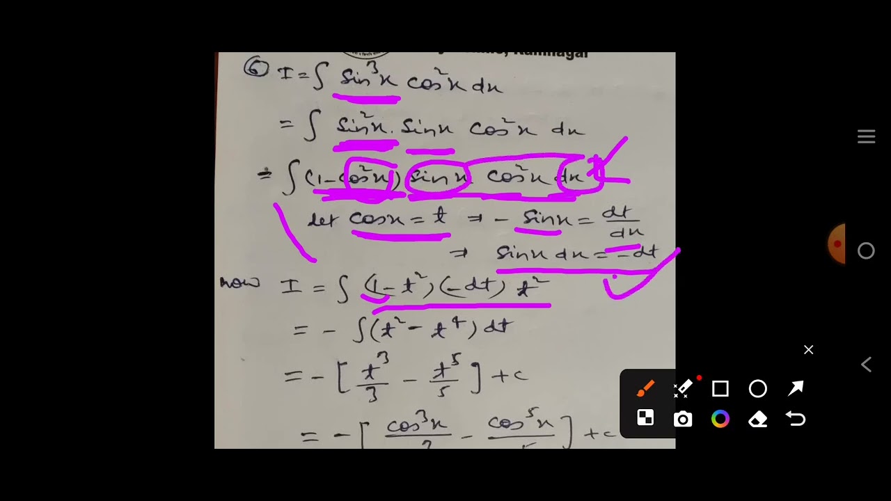 cbse class 12 maths integration question - YouTube