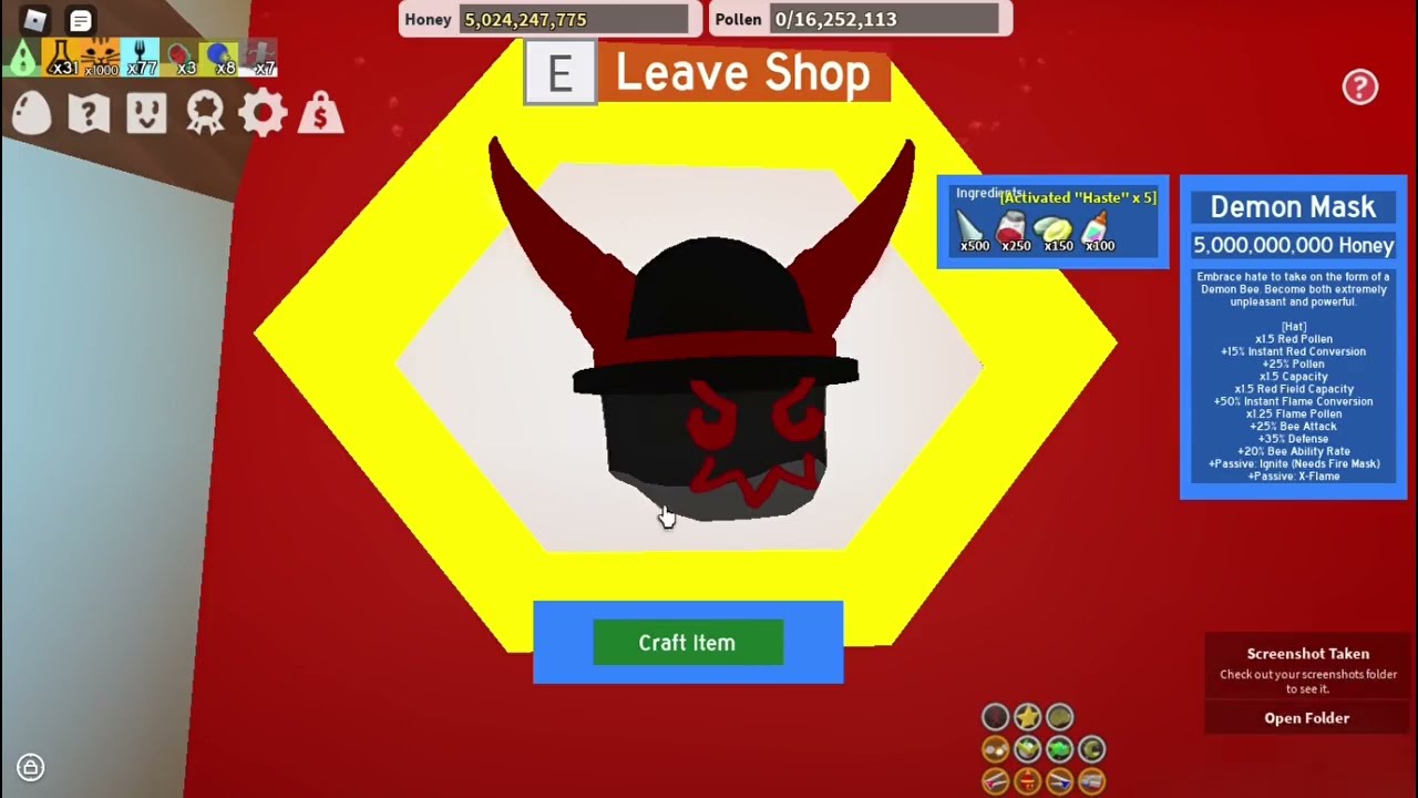 Getting demon mask + pepper boost | BSS - YouTube