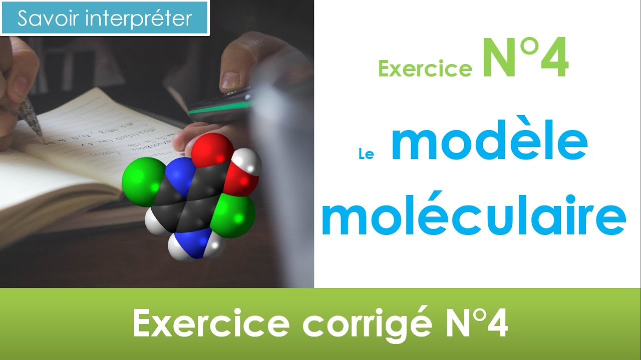 Composition et formule brute d'une molécule à partir du modèle ...