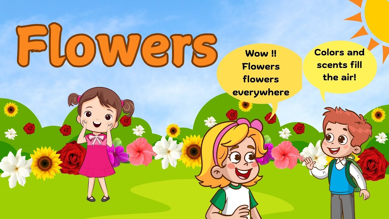 How to learn flowers | Flower Song - YouTube