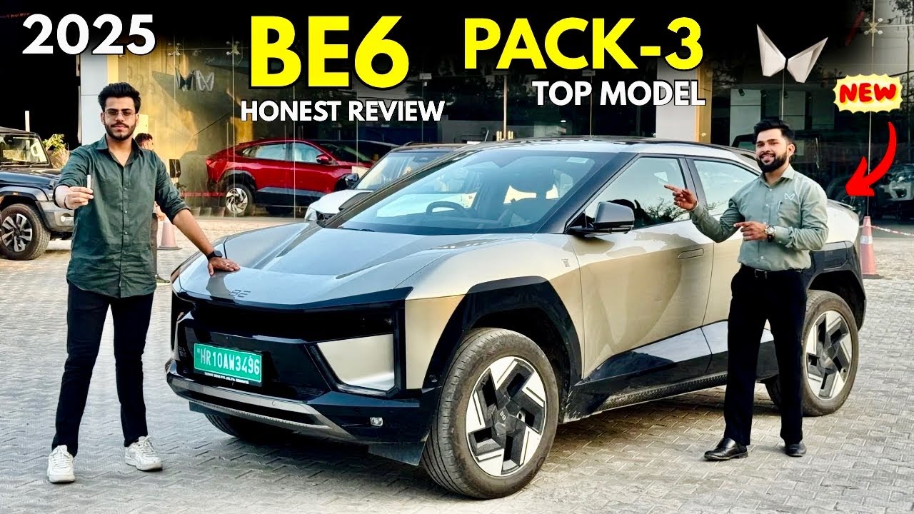 Mahindra BE6 Pack-3 Top Model 2025 Review | Price, Features, Range ...