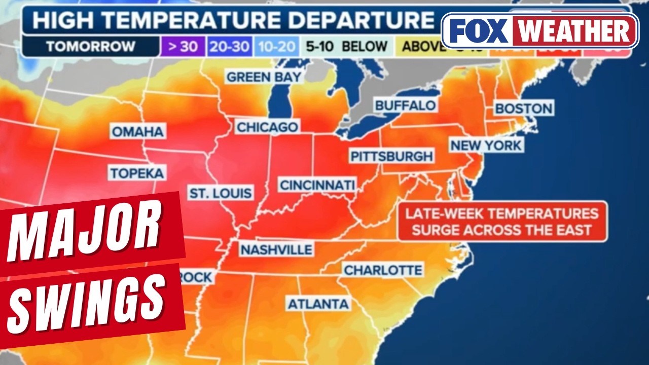 Major Temperature Swing Expected To Impact Millions Across The U.S ...