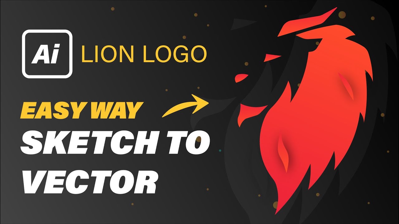 Illustrator Tutorial: Easy Way to Convert Hand Drawing into Vector ...