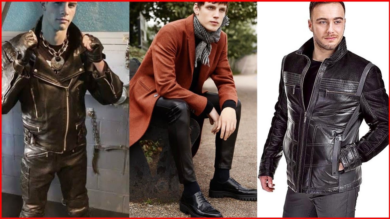 High quality and stylish leather outfits for boys and men. - YouTube