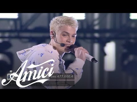 Amici 17 - Biondo - Serenata rap - II serale - YouTube