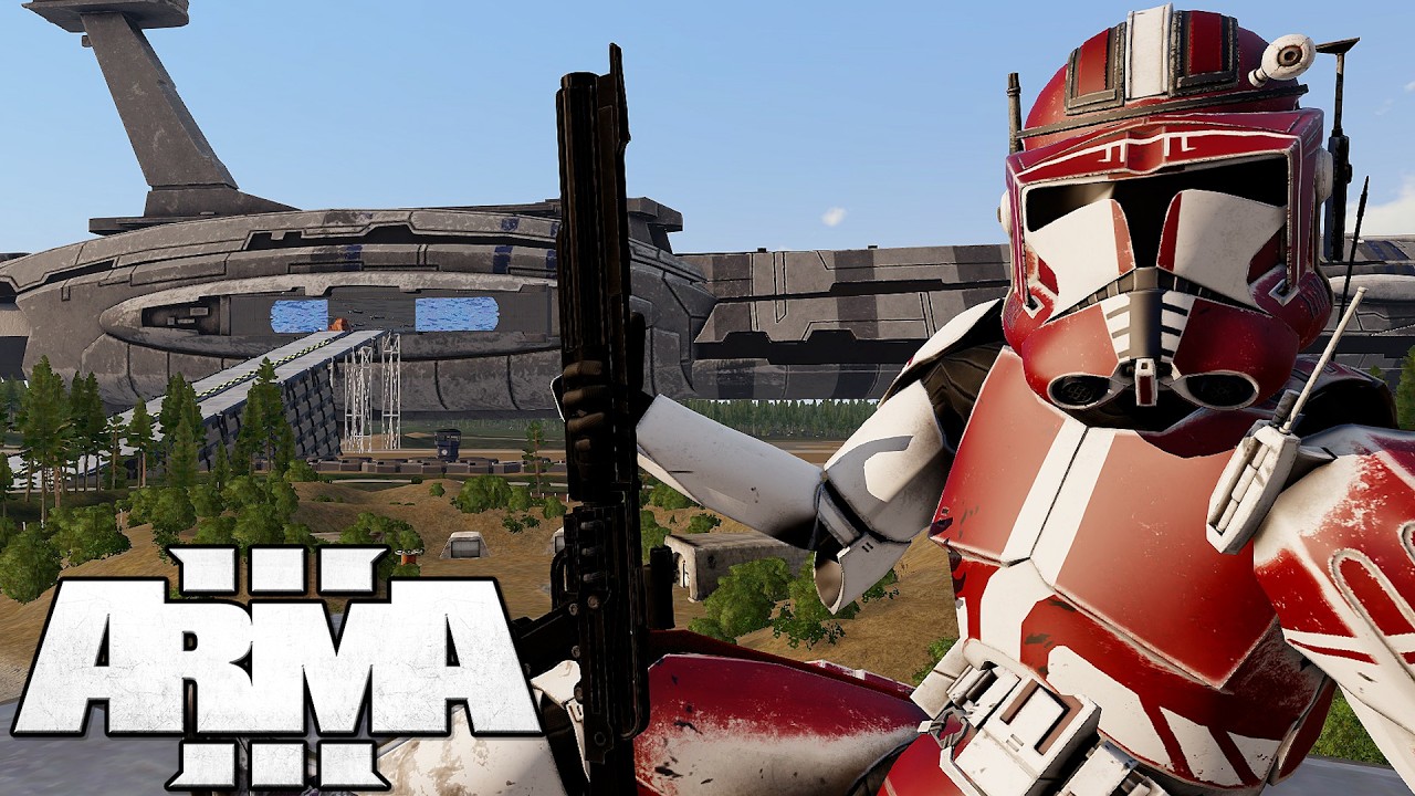 Clone Trooper GLORIOUS IMPERIAL MARCH vs DROIDS | STAR WARS Arma 3 ...