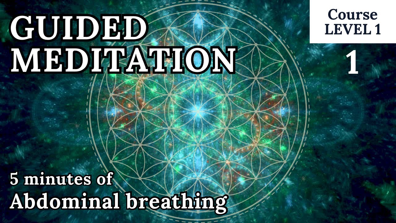 Guided Abdominal Breathing Meditation for Beginners | Level 1 ...