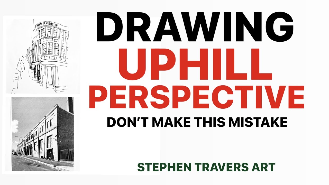 Drawing Uphill Perspective - Don't Make This Mistake - YouTube