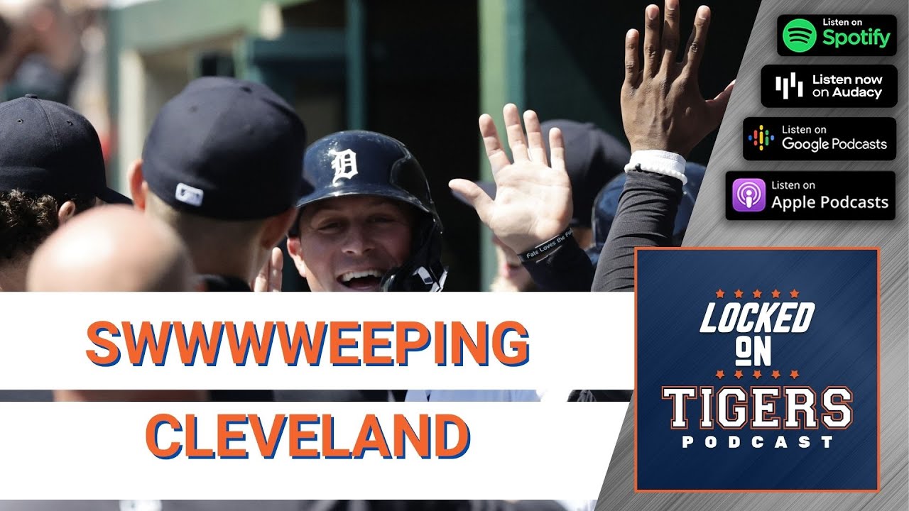 The Detroit Tigers Sweep the Cleveland Guardians - YouTube