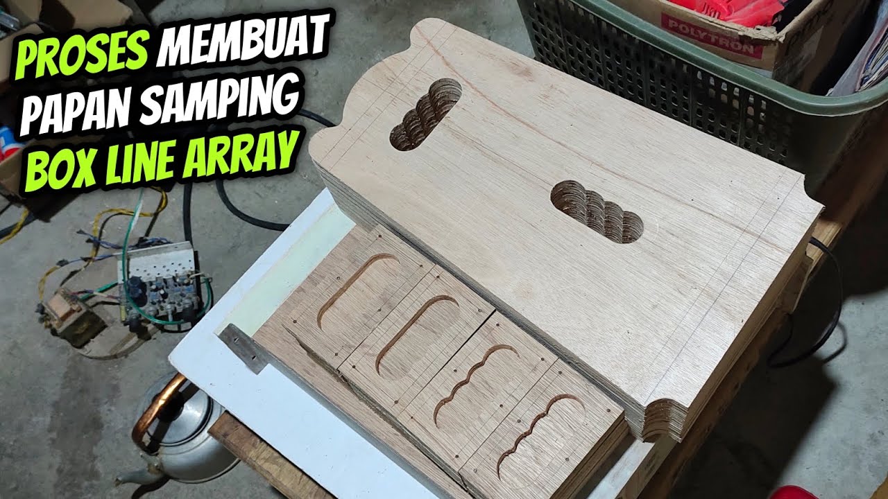 Cara membuat papan samping box mid array sampai packing siap kirim ...