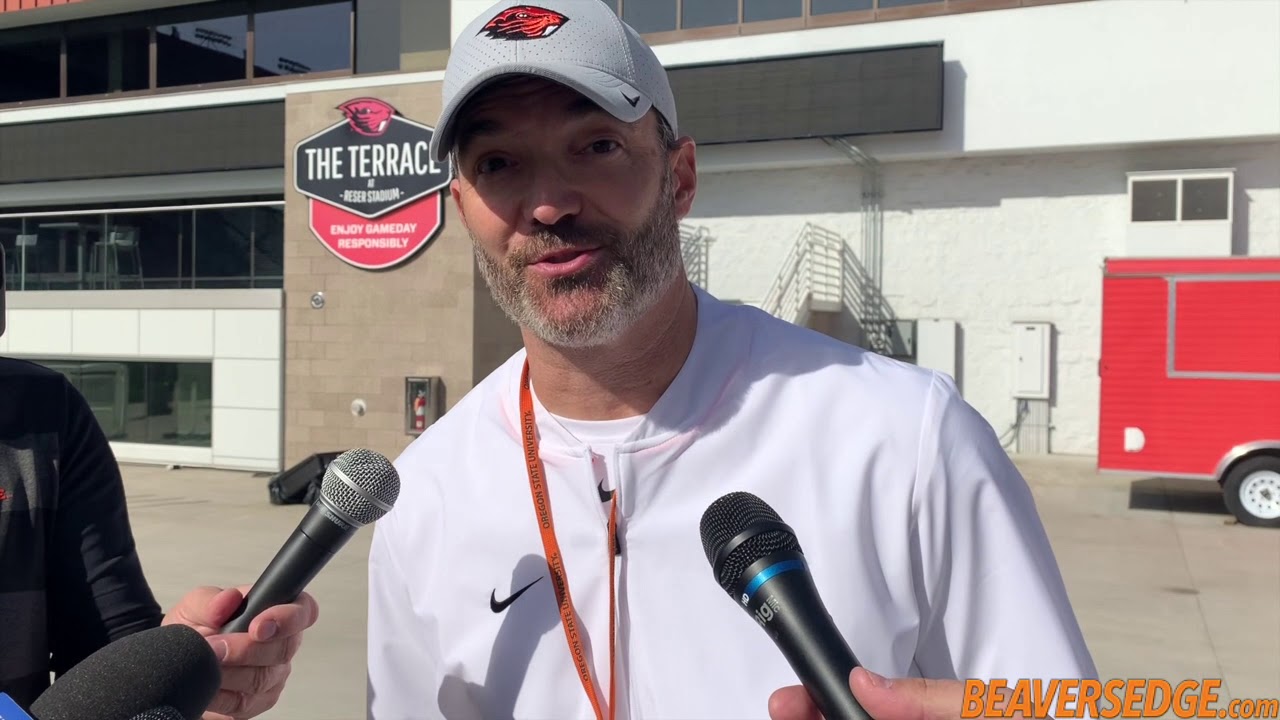 Oregon State Football: Tim Tibesar 10/23/19 - YouTube