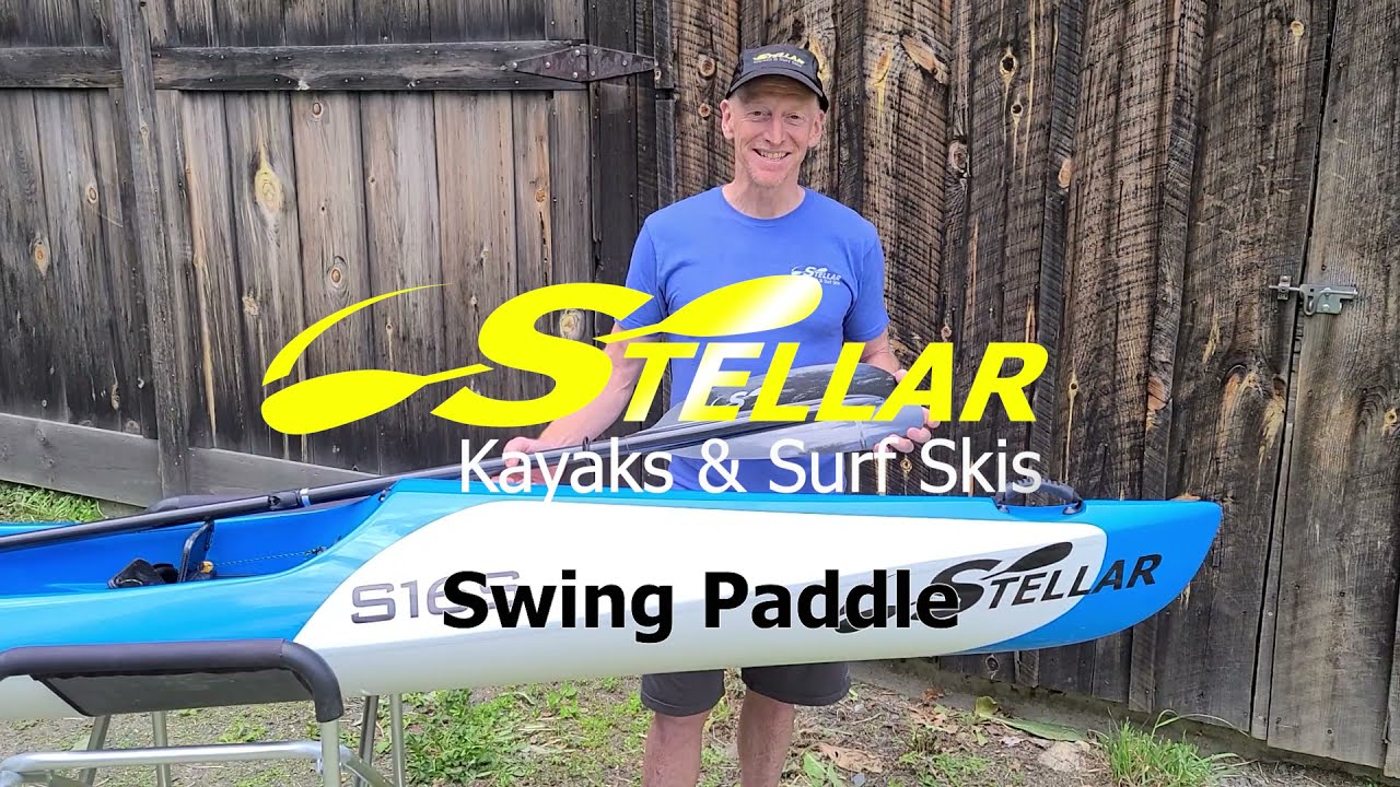 Swing Paddle Stellar Kayaks & Surf Skis - YouTube