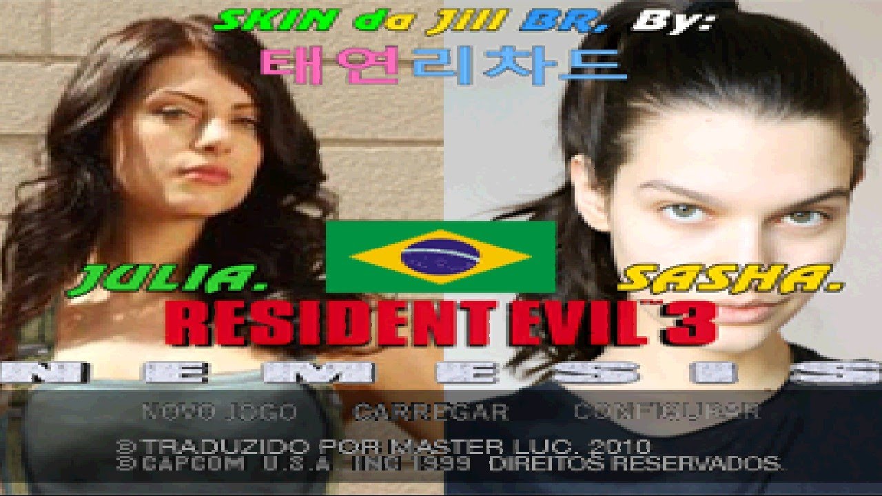 Resident evil 3: Nemesis | Skin da jill BR [PSX] #1 - YouTube