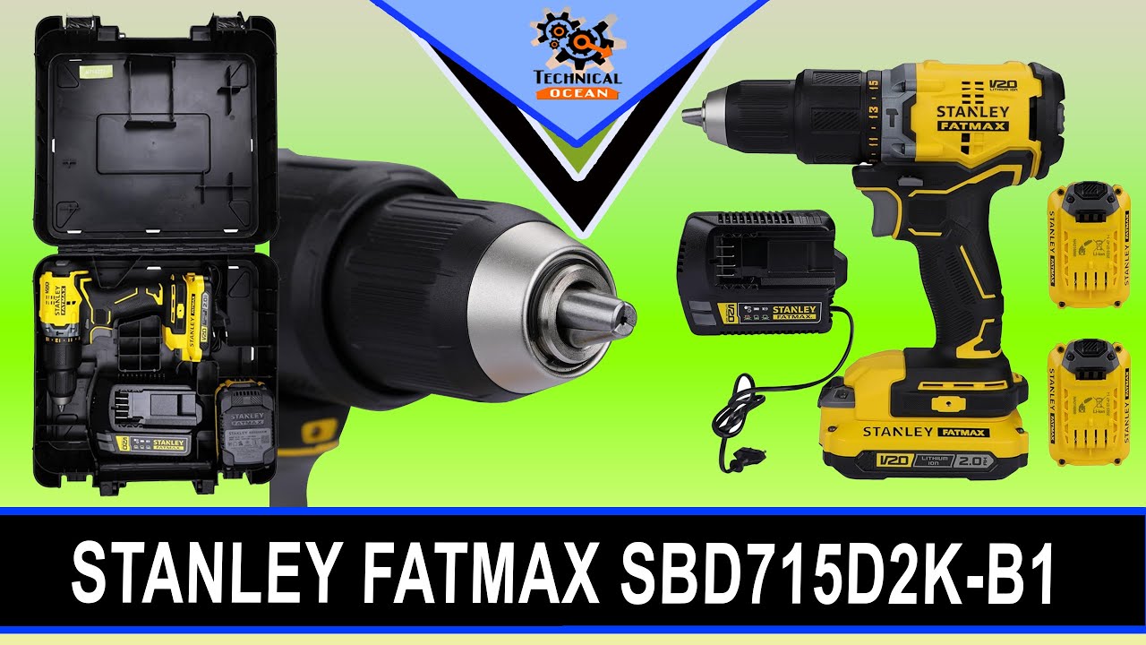 STANLEY FATMAX SBD715D2K-B1 Cordless Hammer Drill Machine - YouTube