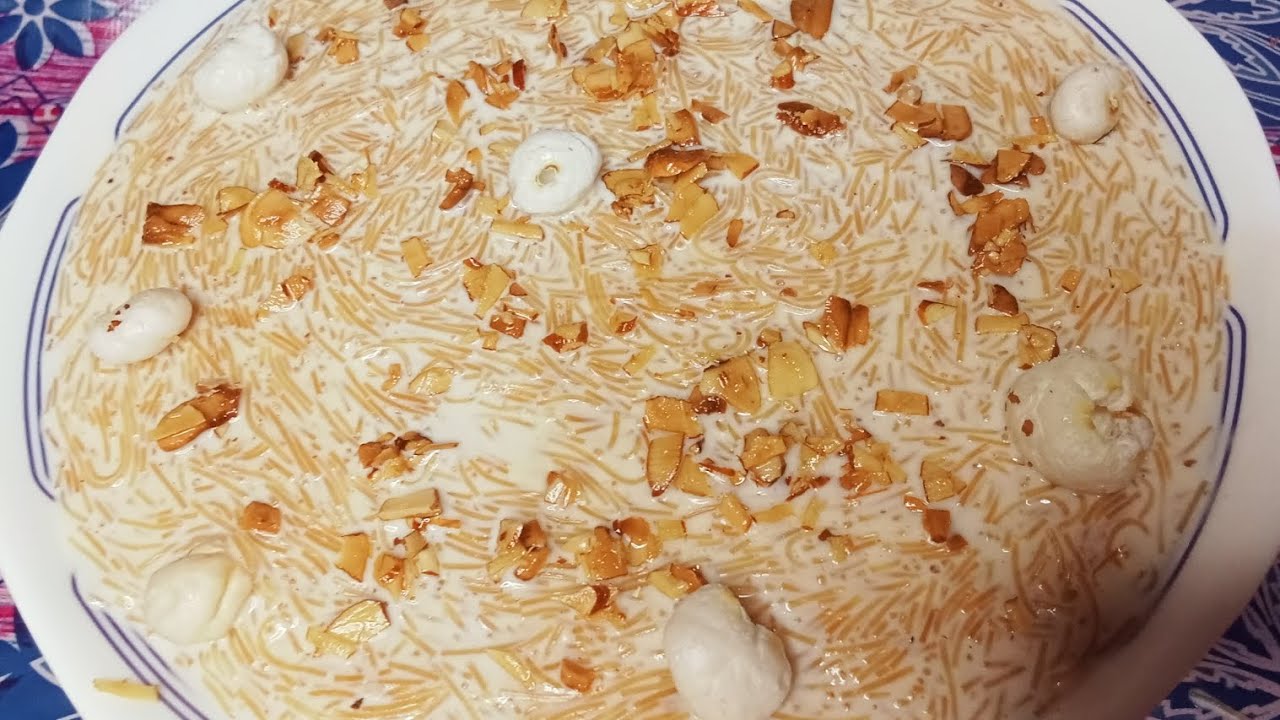 सेवई खीर बनाने का आसन तरीका how to make sweet sevai recipe#food #Radha ...