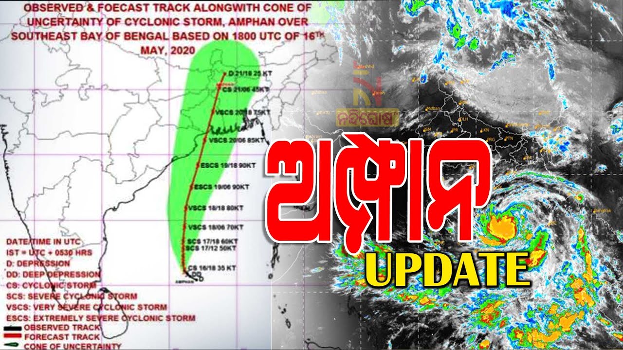 Super Cyclone Amphan Is Now 770 Kilo Meter Far From Paradip ...