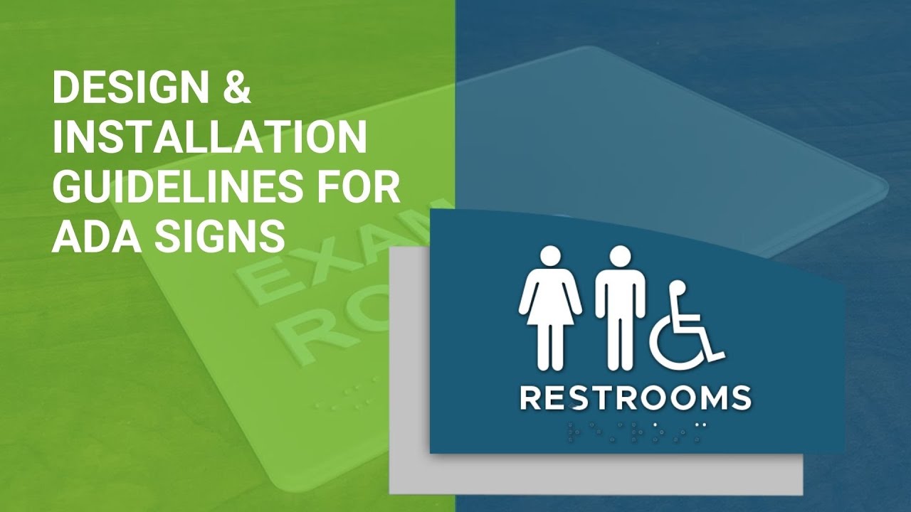 Design & Installation Guidelines for ADA Signs - Signs Insight in Tampa ...
