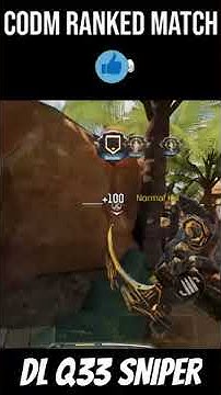 CODM RANKED MATCH DL Q33 SNIPER COD MOBILE CALL OF DUTY MOBILE SHORTS VIDEO WAIT FOR VICTOR ...