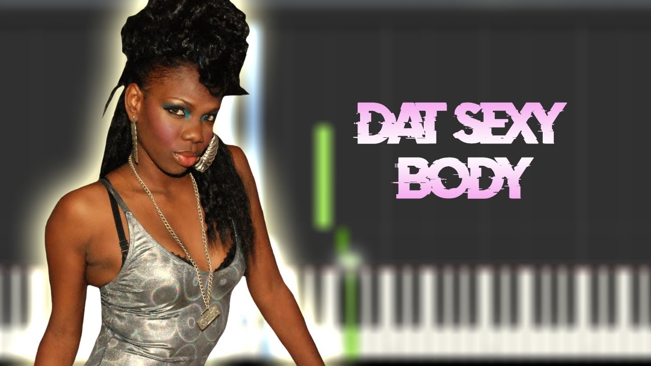 Sista Sasha - Dat Sexy Body | Instrumental Piano Tutorial / Partitura / Karaoke / MIDI - YouTube