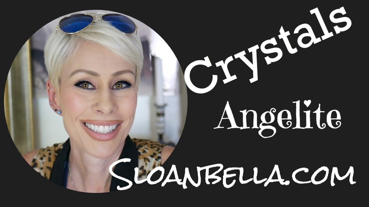 sloan Bella Talks Crystal healing and Angelite - YouTube