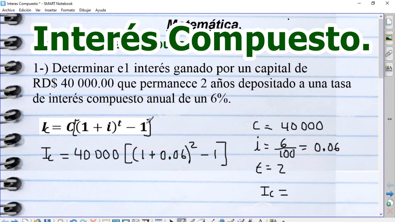 Interés Compuesto. - YouTube