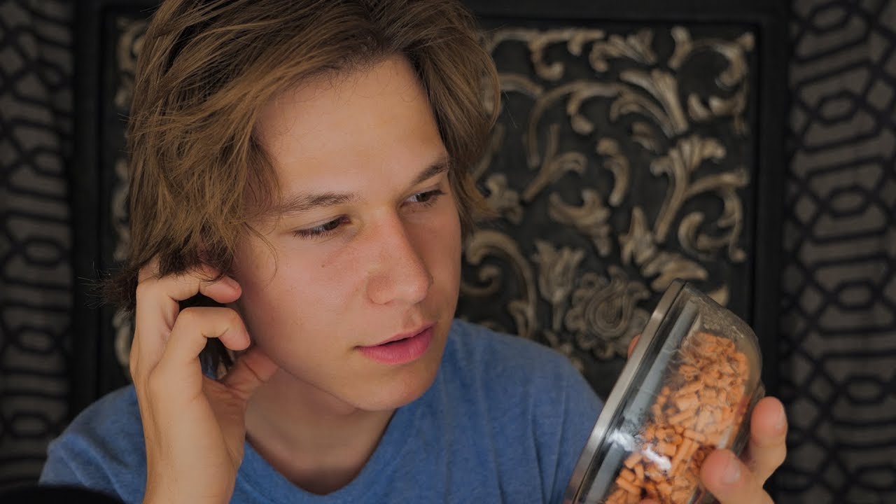 ASMR whisper reading household items - YouTube